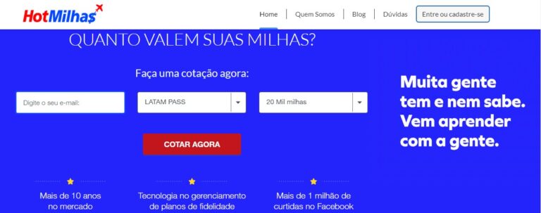 Veja como vender milhas na HotMilhas e lucre muito mais!