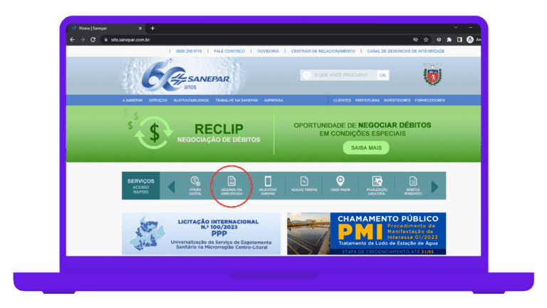 Sanepar segunda via: como emitir online e fazer o pagamento?