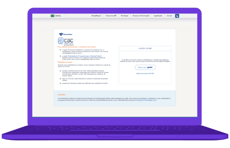 Veja o que é o eCAC Receita Federal
