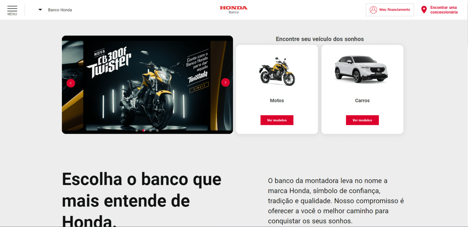 Saiba como usar financiamento Honda para comprar carro ou moto