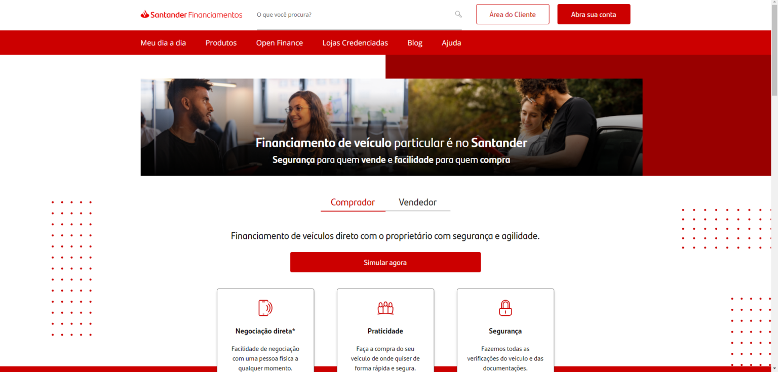Santander Financiamentos: Entenda como funciona