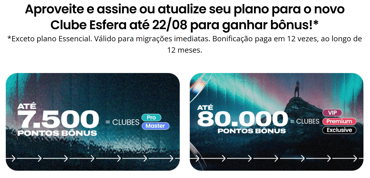 Clube Week na Esfera: ofertas imperdíveis para ganhar pontos!